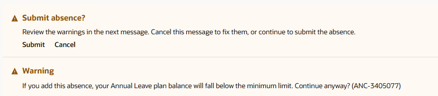 Able to add leaves with negative balance and correct balance not ...