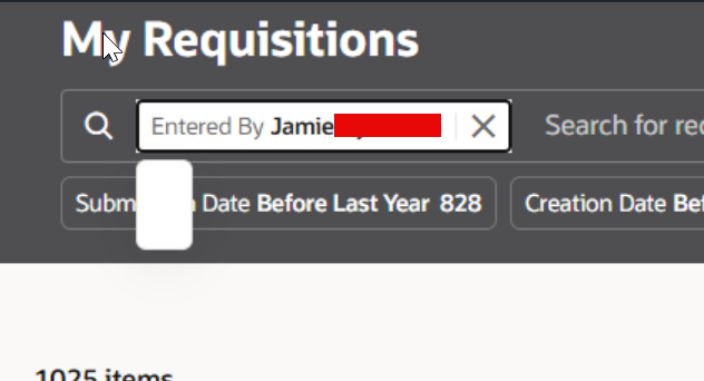 Rssp Refine Requisition Search Using Filters — Cloud Customer Connect