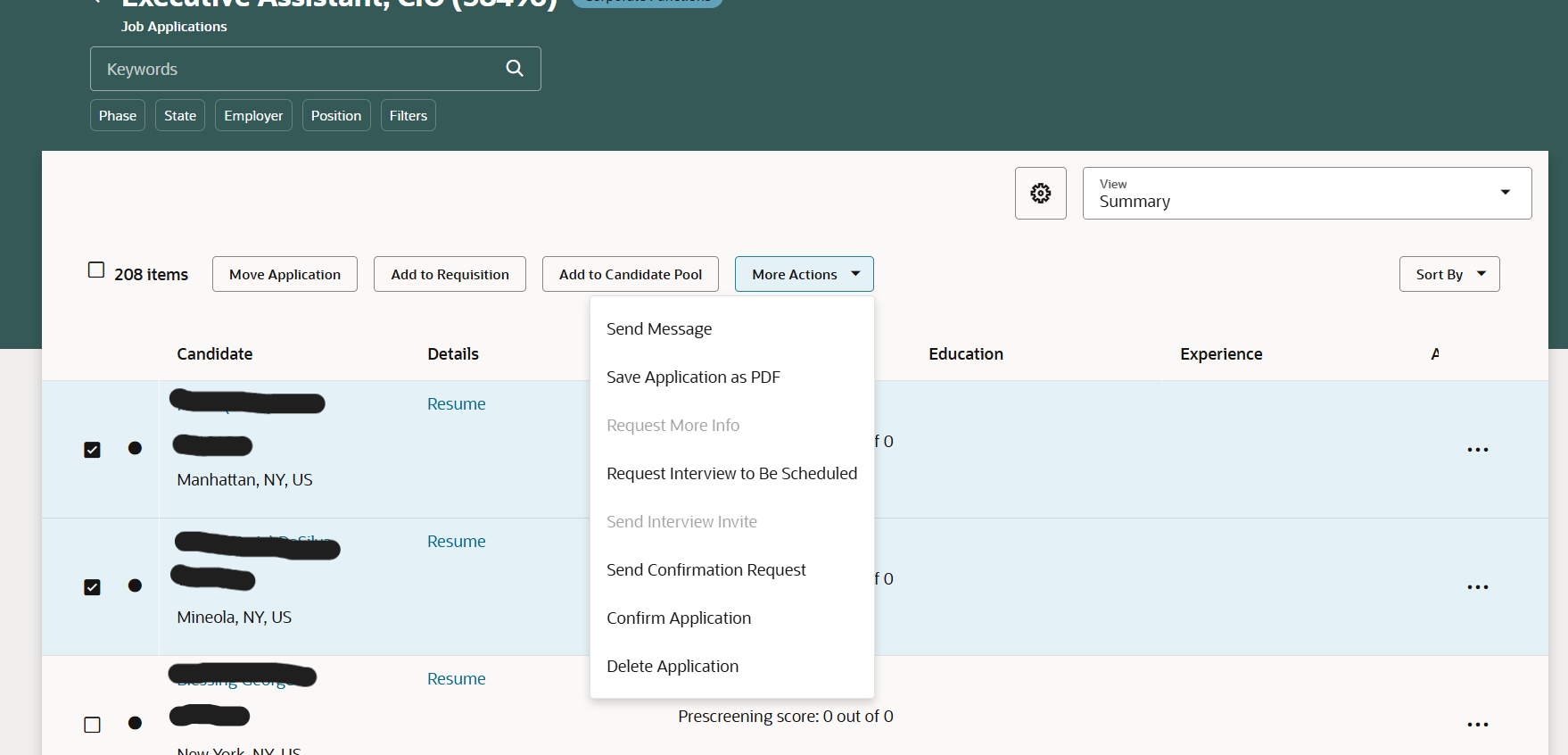 Print Job Application Action in Redwood — Cloud Customer Connect
