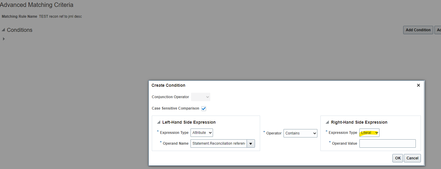 Bank Reconciliation Auto Match rules Expression Type — Cloud Customer ...