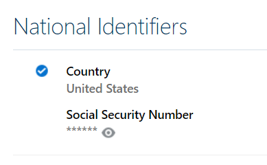 Need to mask the SSN on personal details redwood page in VBS — Cloud ...