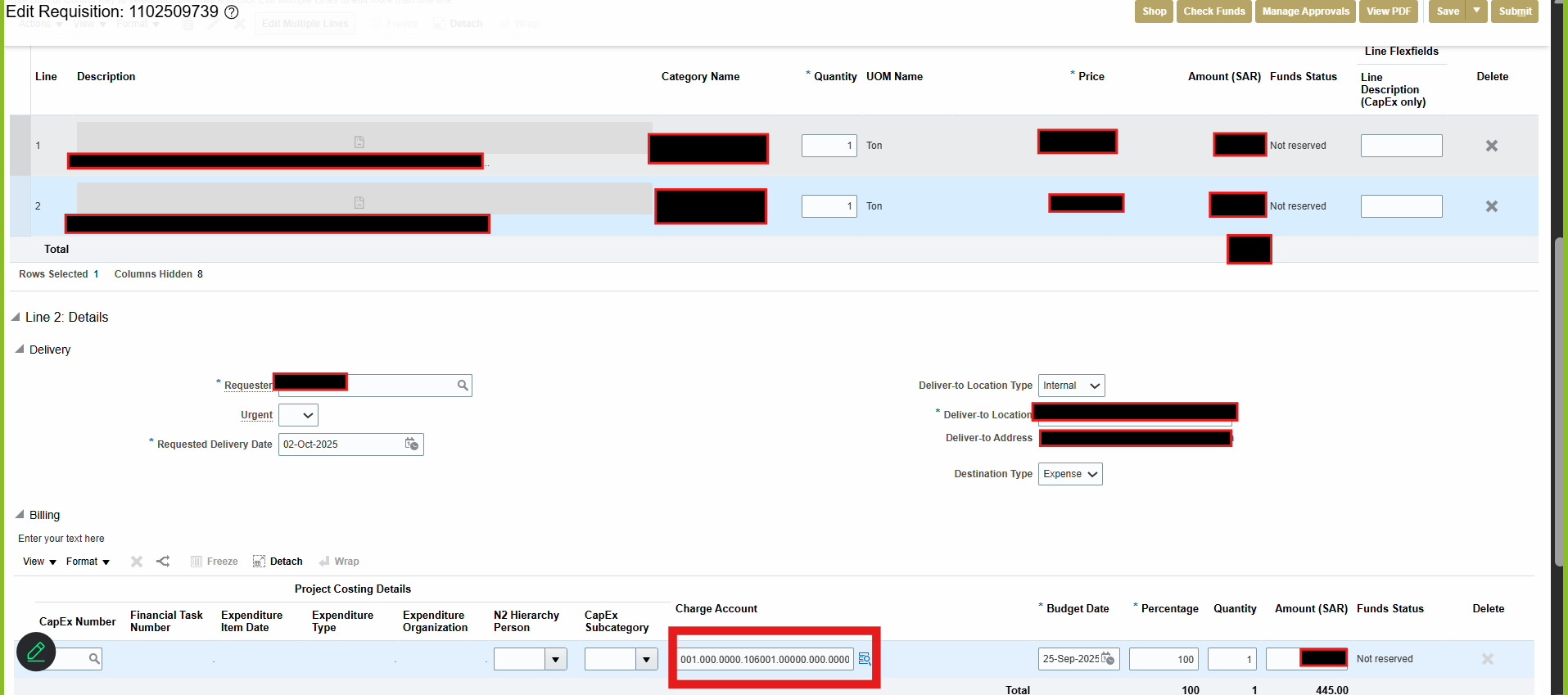 Customer wants to have charge account in the cart and updatable — Cloud ...