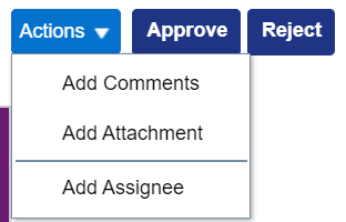 How to remove the value "Add assignees" inside the action button — Cloud Customer Connect
