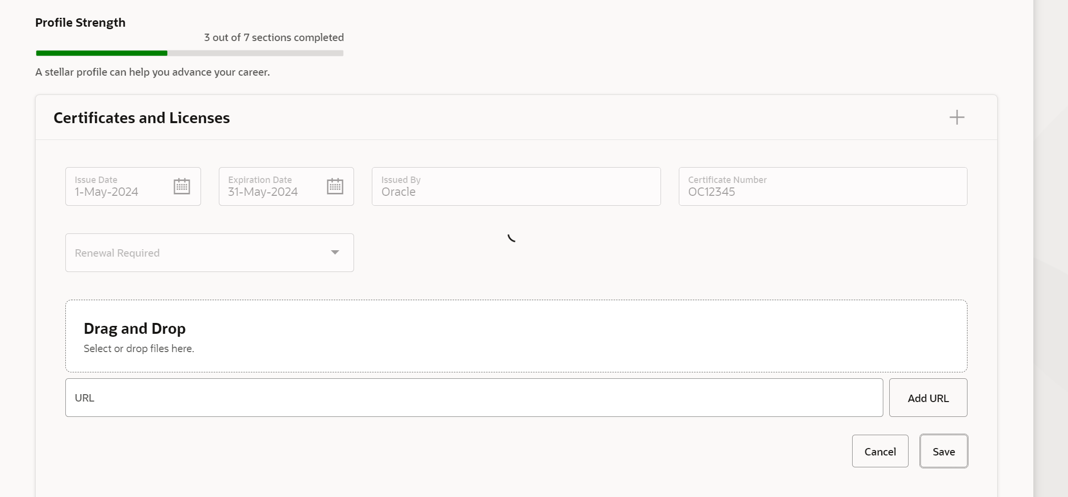 Redwood Talent Profile Ui Performance Issues — Cloud Customer Connect
