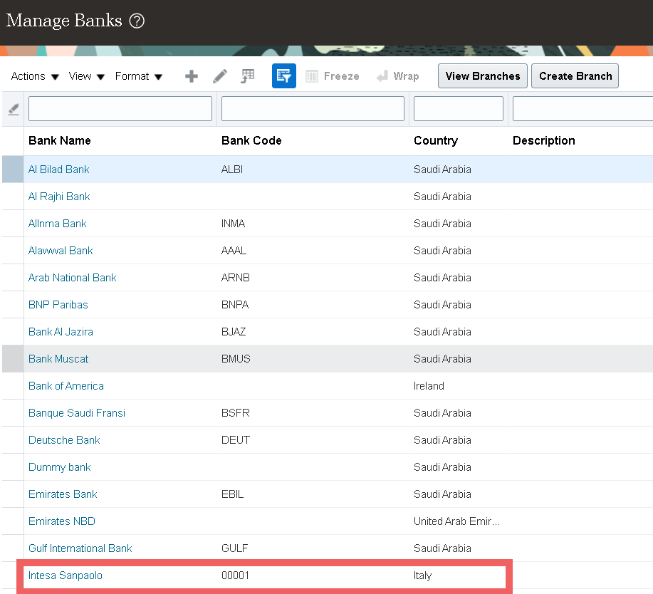 Can't create a bank account with foreign bank details — Cloud Customer ...