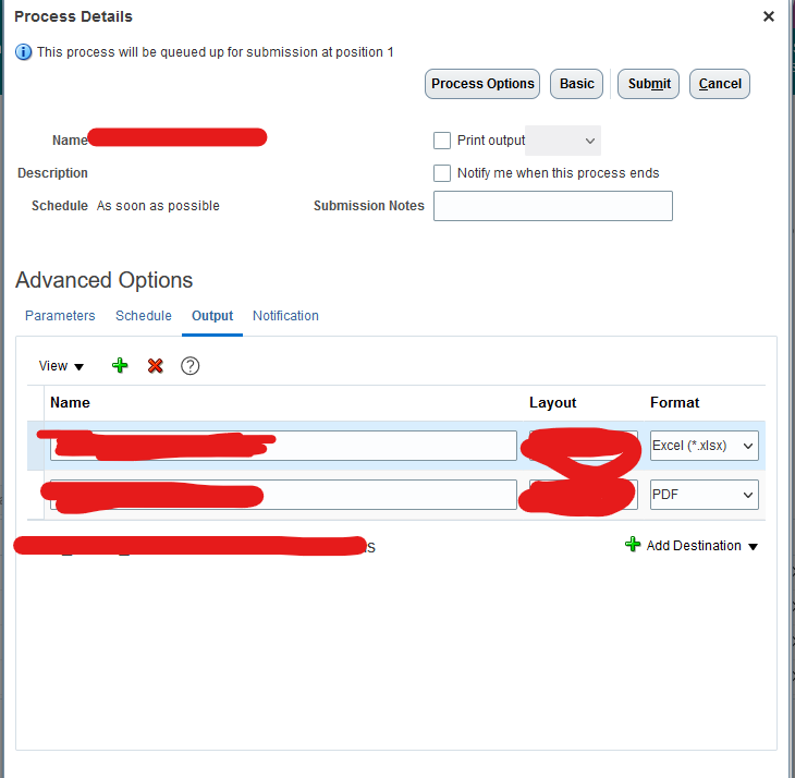 How To Generate Ess Job Output In Multiple Formats — Cloud Customer Connect