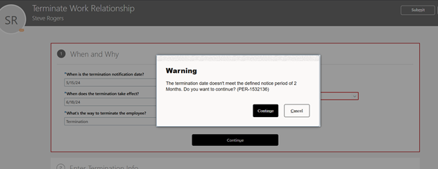 Customize The Seeded Notice Period Validation In Termination Process — Cloud Customer Connect