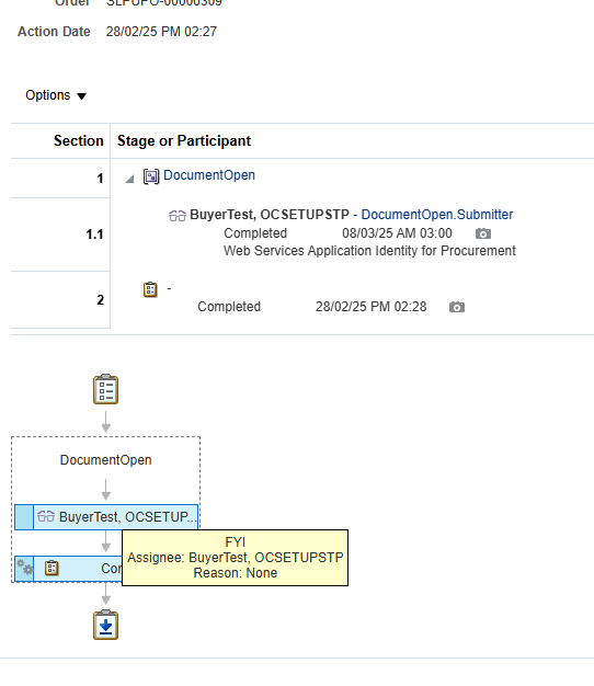 how to set approval rule for the change order created from mass replacement function — Cloud ...