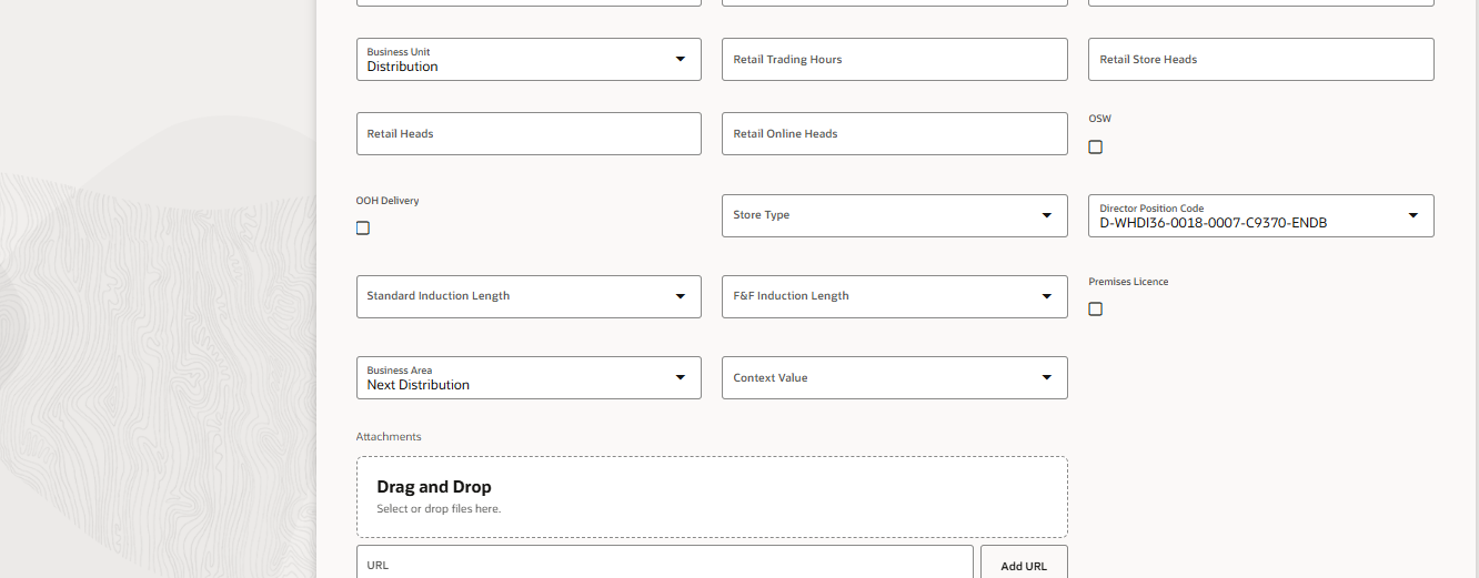 Department flexfields have disappeared after 25A — Cloud Customer Connect