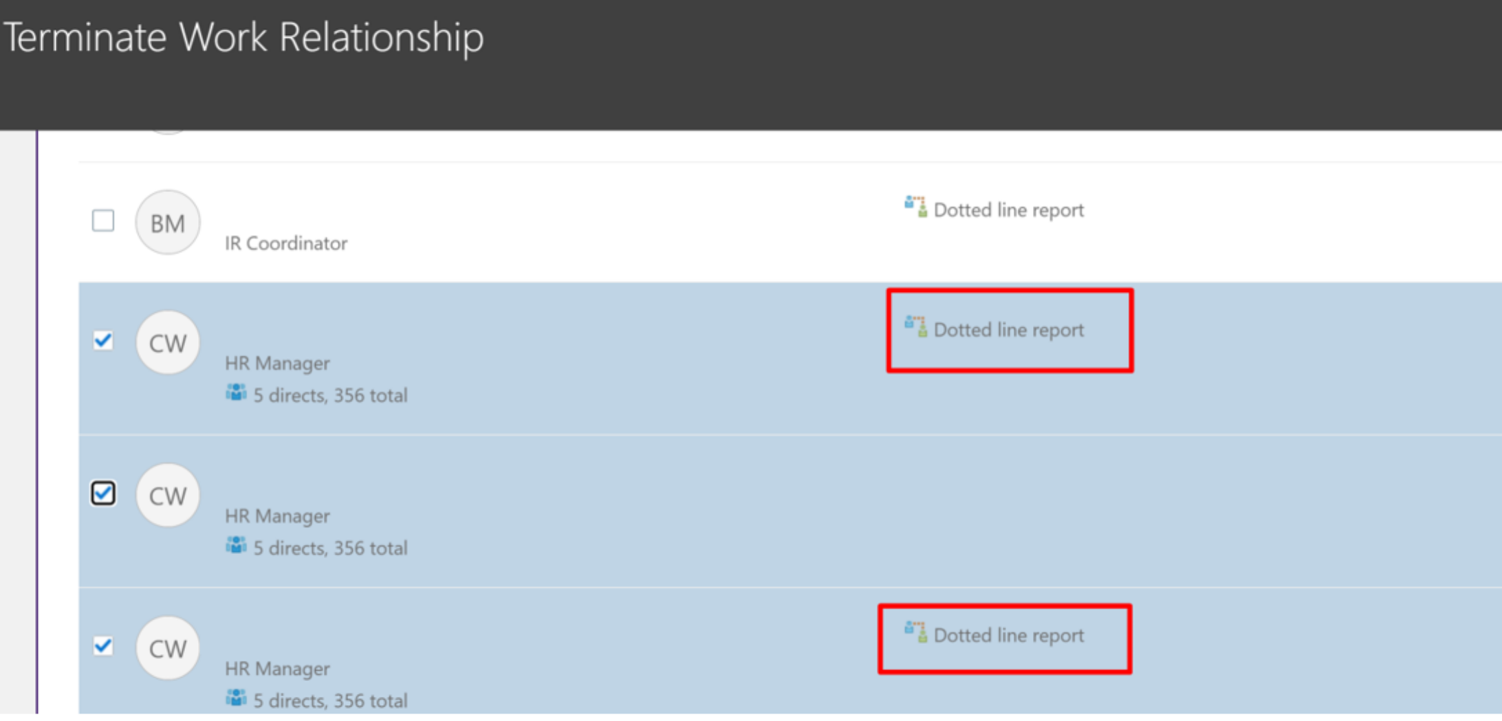 How to identify the manager type when reassigning existing reports to a ...