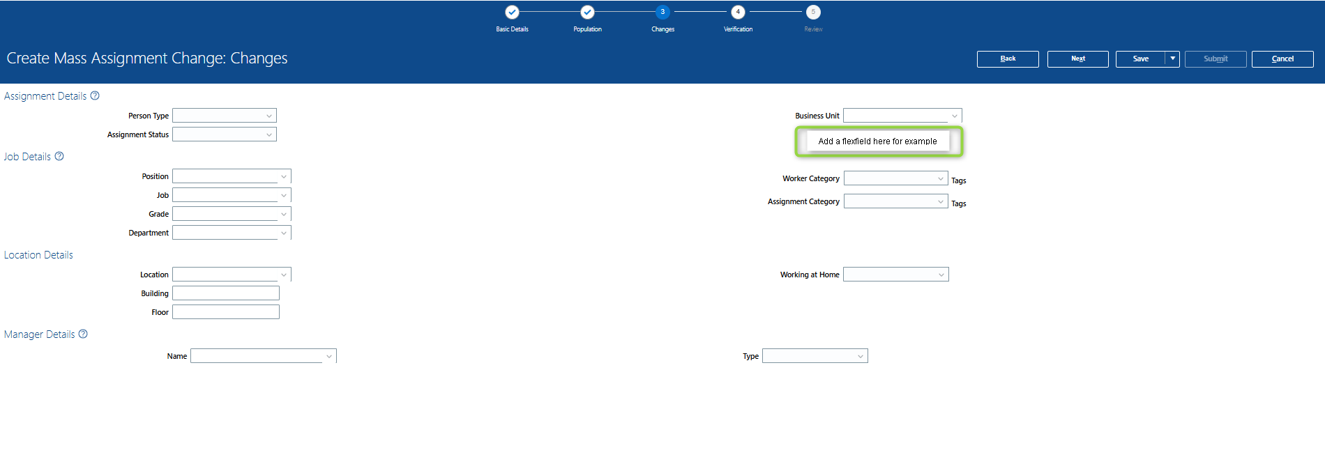 Is it possible to add custom fields to the HCM "Mass updates" app ...