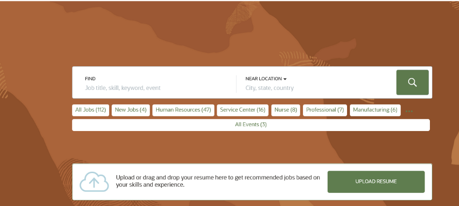 How to get upload or drag and drop resume here options in the carrier ...