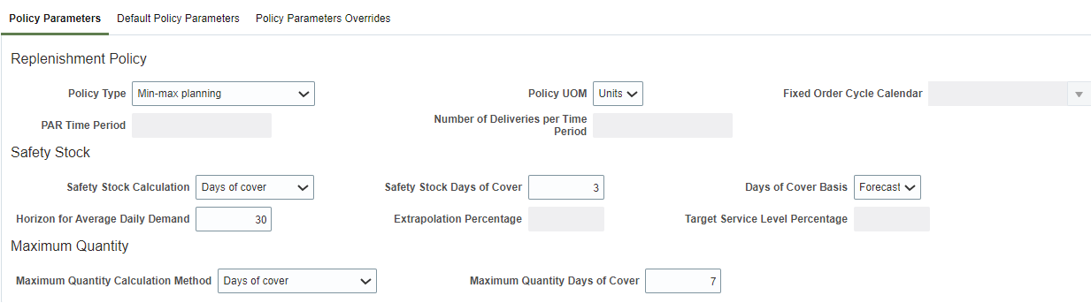 Unable to calculate Average Daily Demand in Replenishment Planning ...