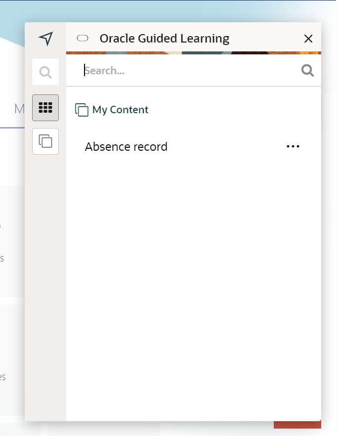 Required Learning Navigation to be added in Oracle Guided Learning ...