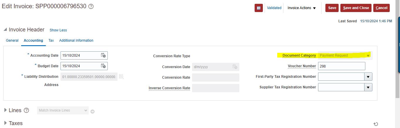 ¿Is It Possible to change document category invoice expense report in ...