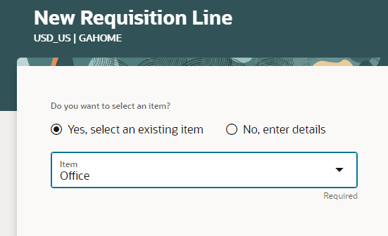 Create Requisitions as an Advanced User - Enter Requisition Line Item ...