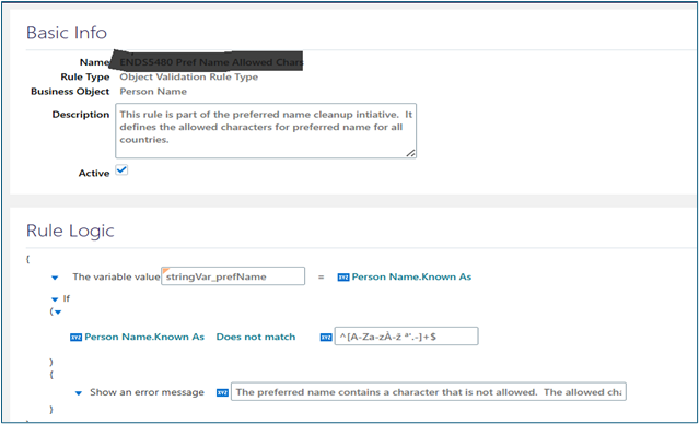 Person Name Vbs Validation Rule — Cloud Customer Connect