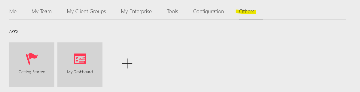 How Do I Hide The Others Tab On The Homepage — Cloud Customer Connect