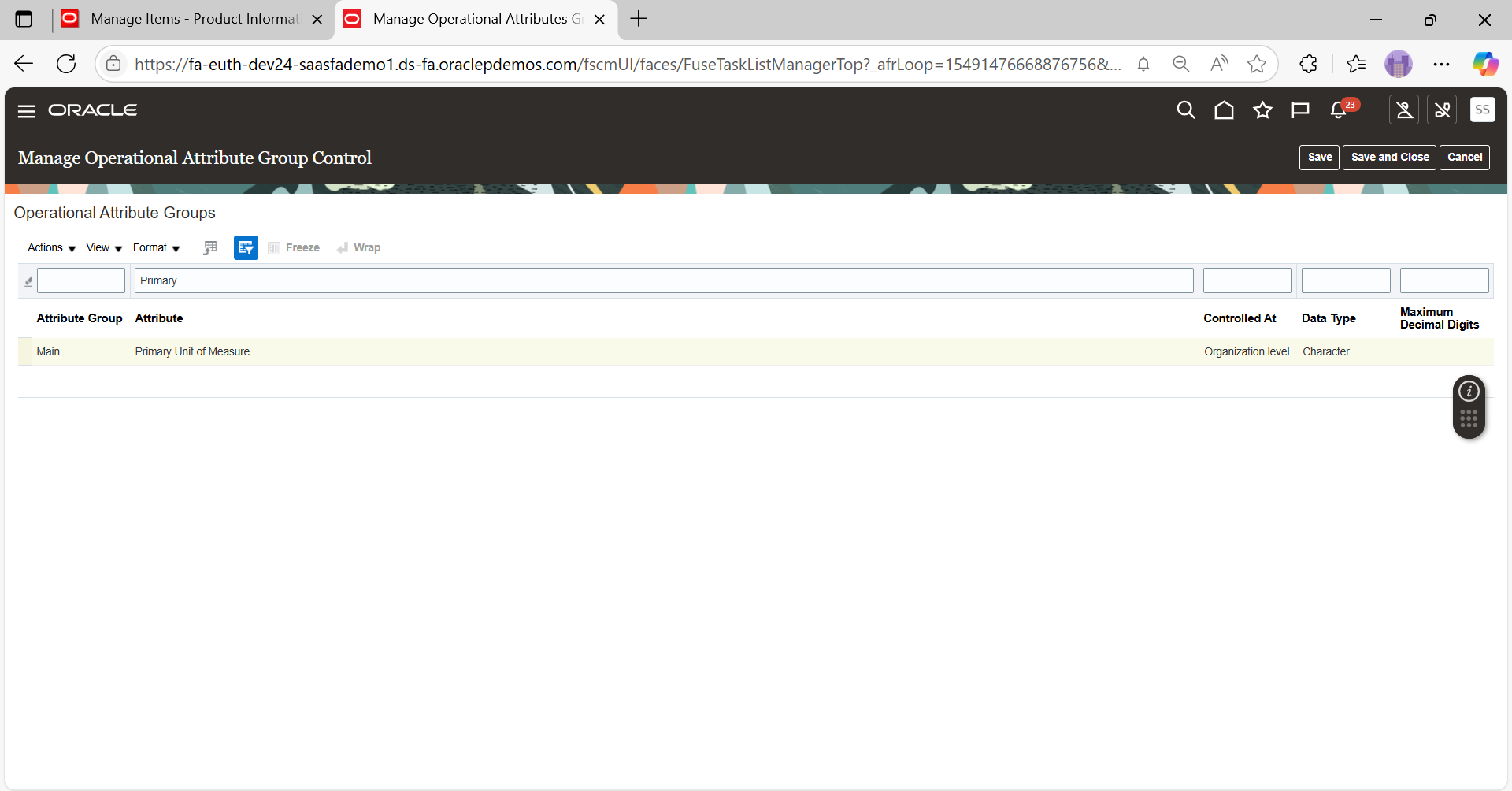 Is it possible to have different Primary UOM for Item Definition at ...