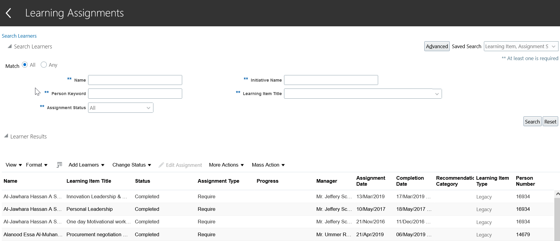 How can we Restrict Learners from Learning Assignments — Cloud Customer Connect