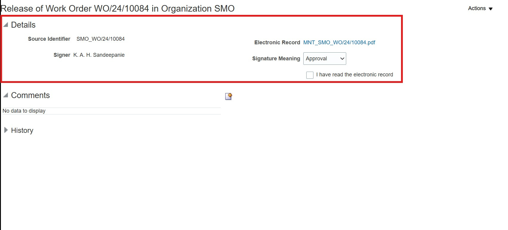 How To Customize A Oracle Work Order Notification — Cloud Customer Connect