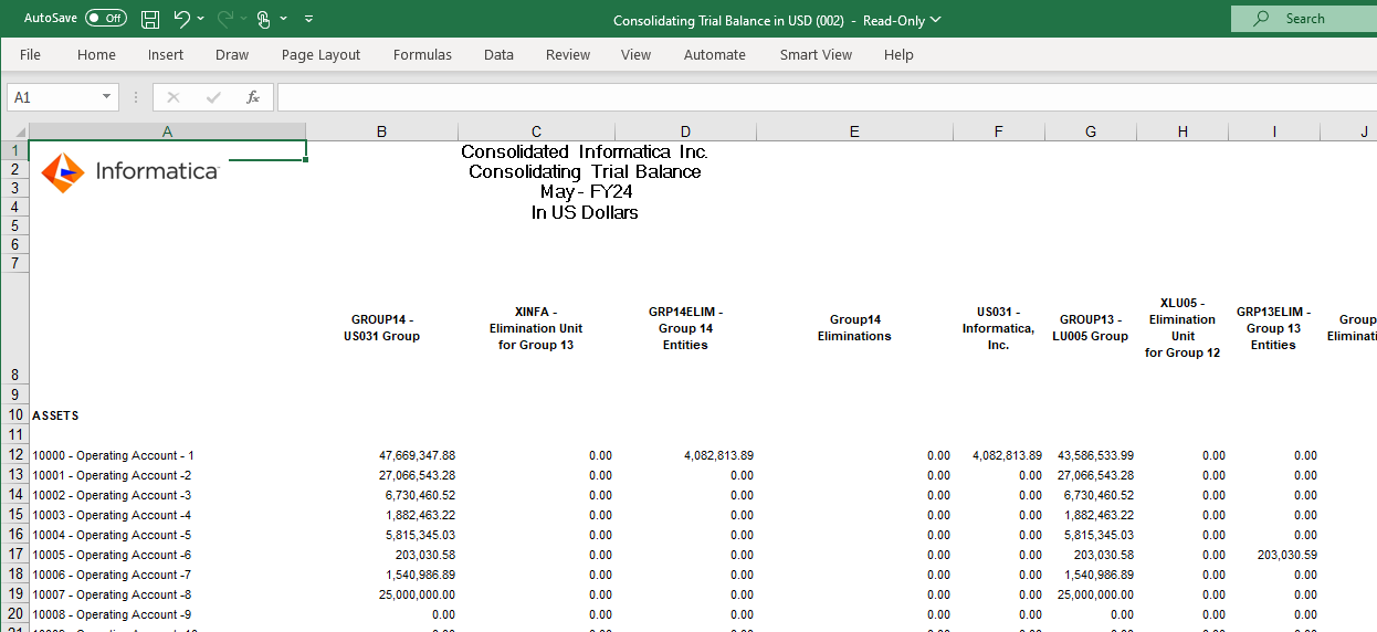 In EPM Reports the header appears as an image in Excel. Is it possible ...