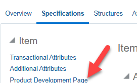 How to make the Product Development Page in PIM Specifications Read ...