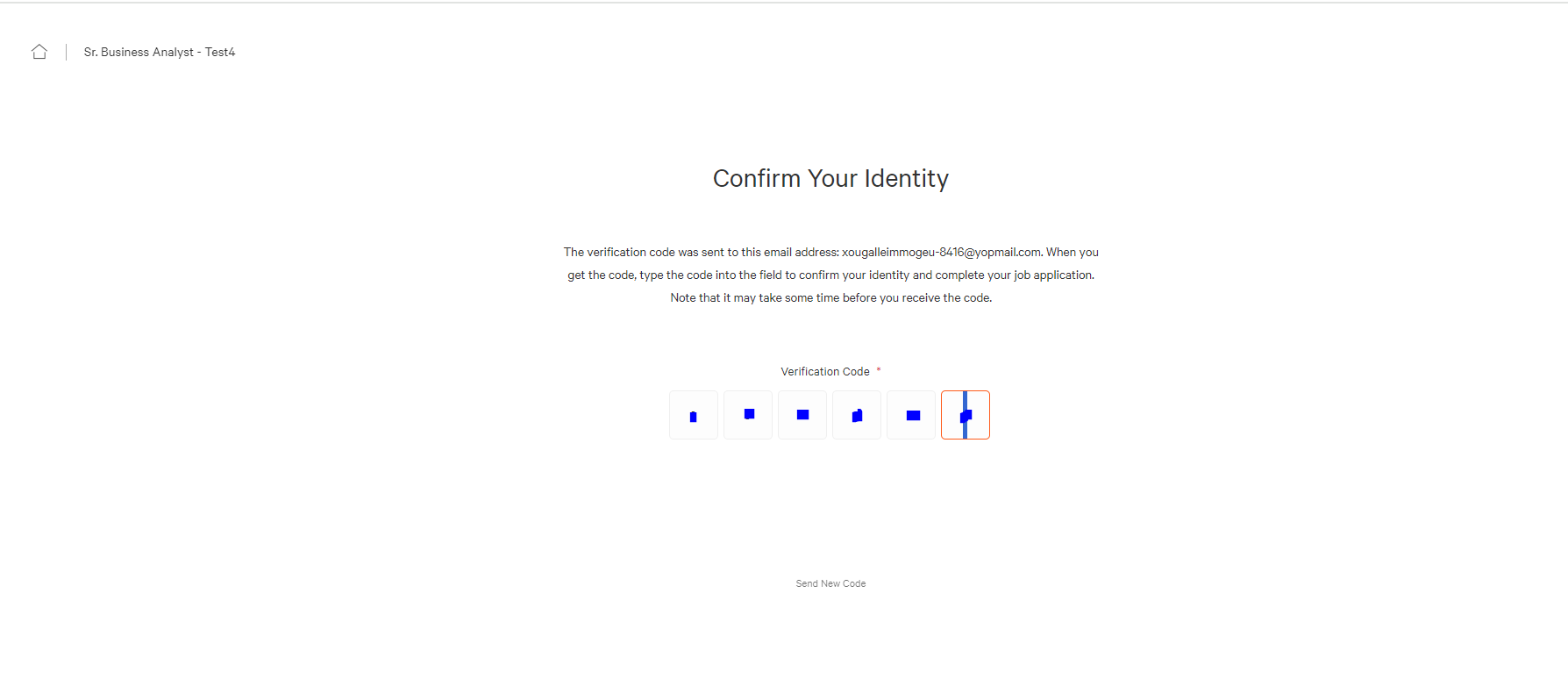 unable to see verify button on confirm your identity page on external ...