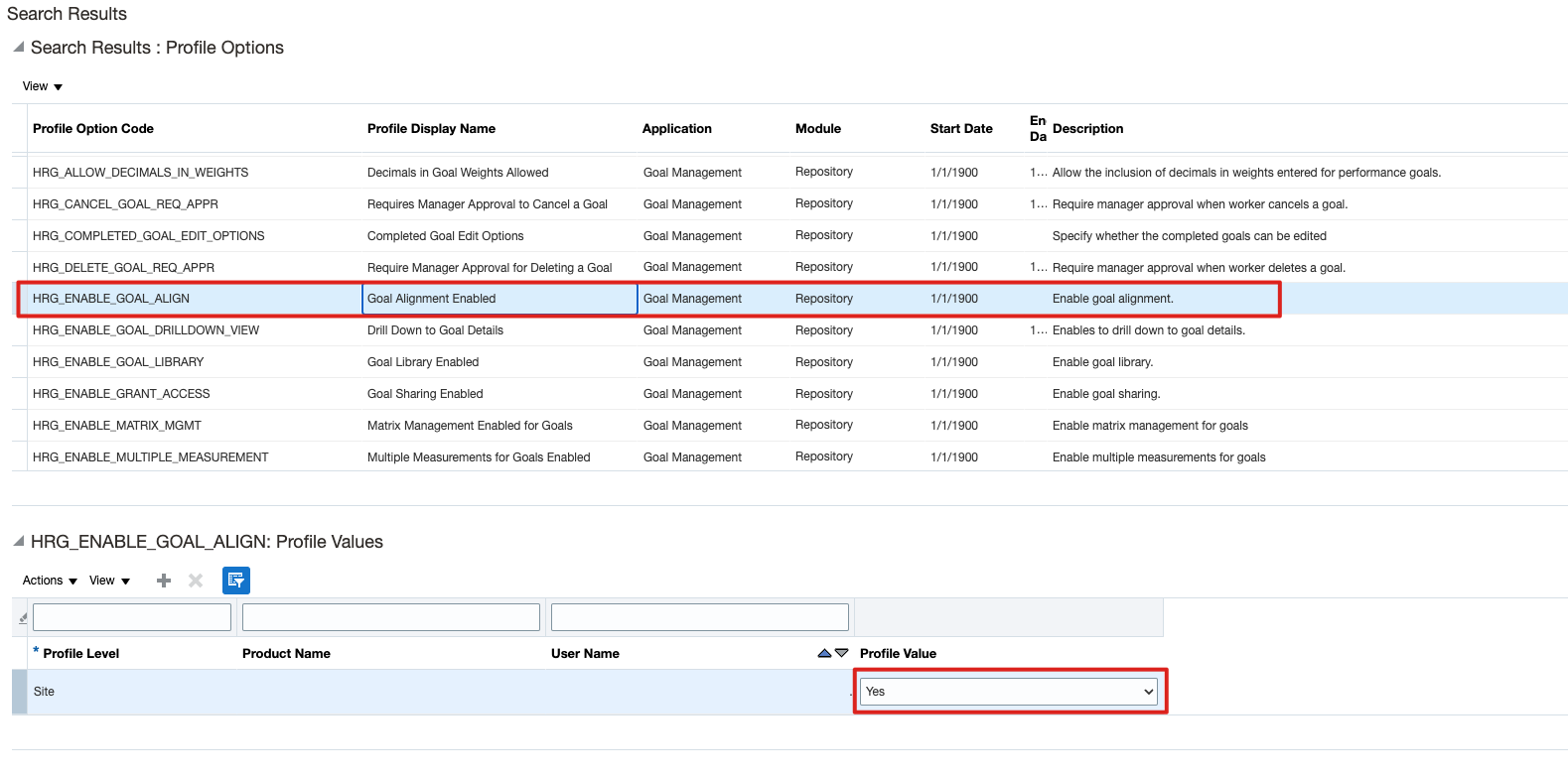 Why is the align option greyed out in Redwood? — Cloud Customer Connect
