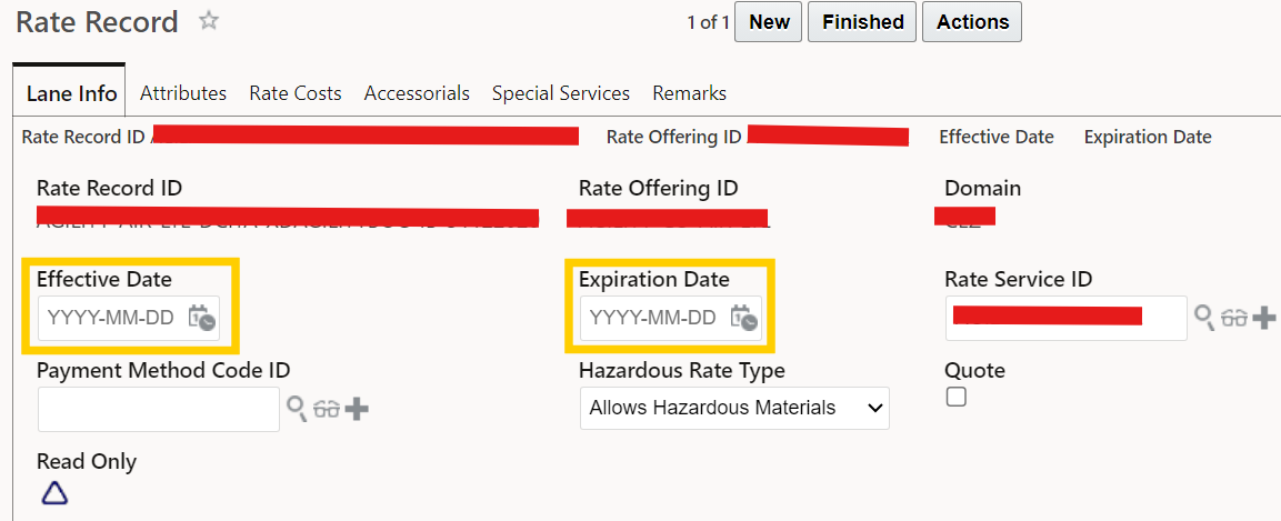 How Effective and Expiration Dates are used on Rates? — Cloud Customer ...