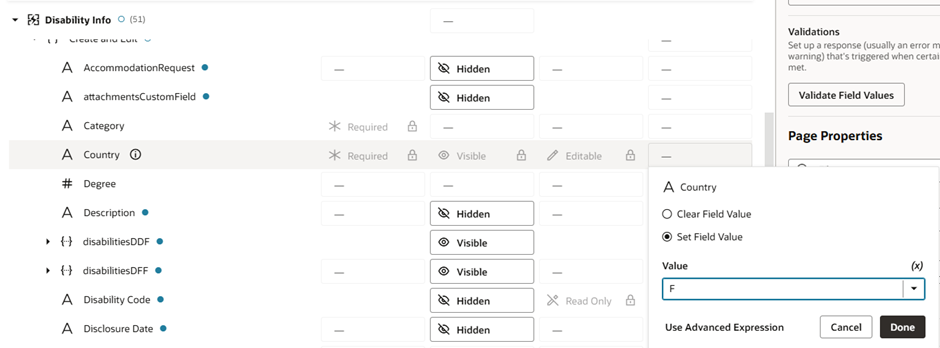 Cannot set France as the default country in Disability Info section of ...