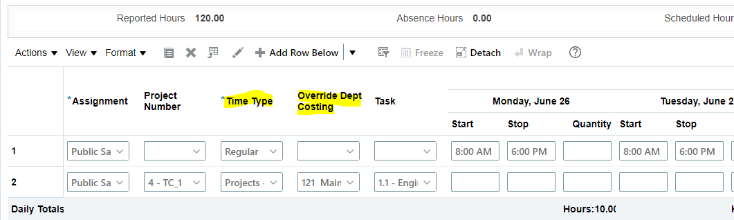 Time Card Details Query In Fusion Otl — Cloud Customer Connect 