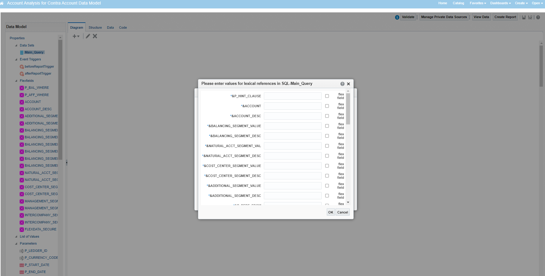 Account Analysis for Contra Account Standard Report - Customization ...