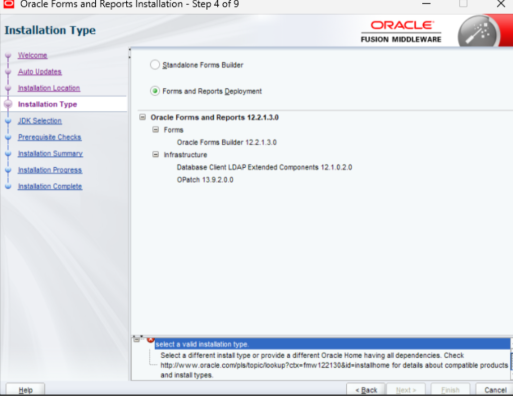 Oracle Report Builder installation — Cloud Customer Connect