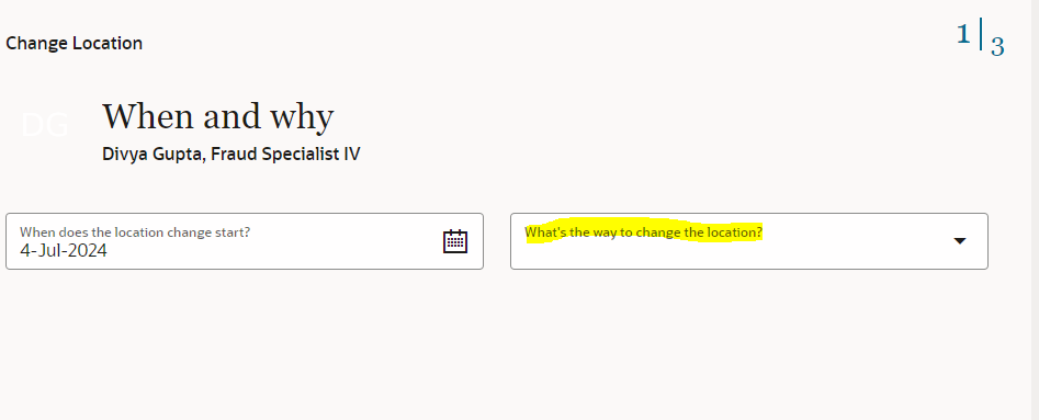 Redwood - Can the "what's the way to change the location" field be hidden under when and why ...
