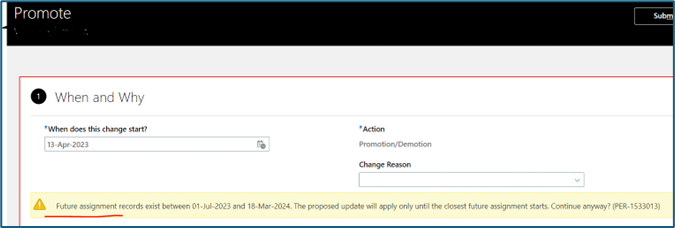 Future-dated records validation messages are different between RUI and ...