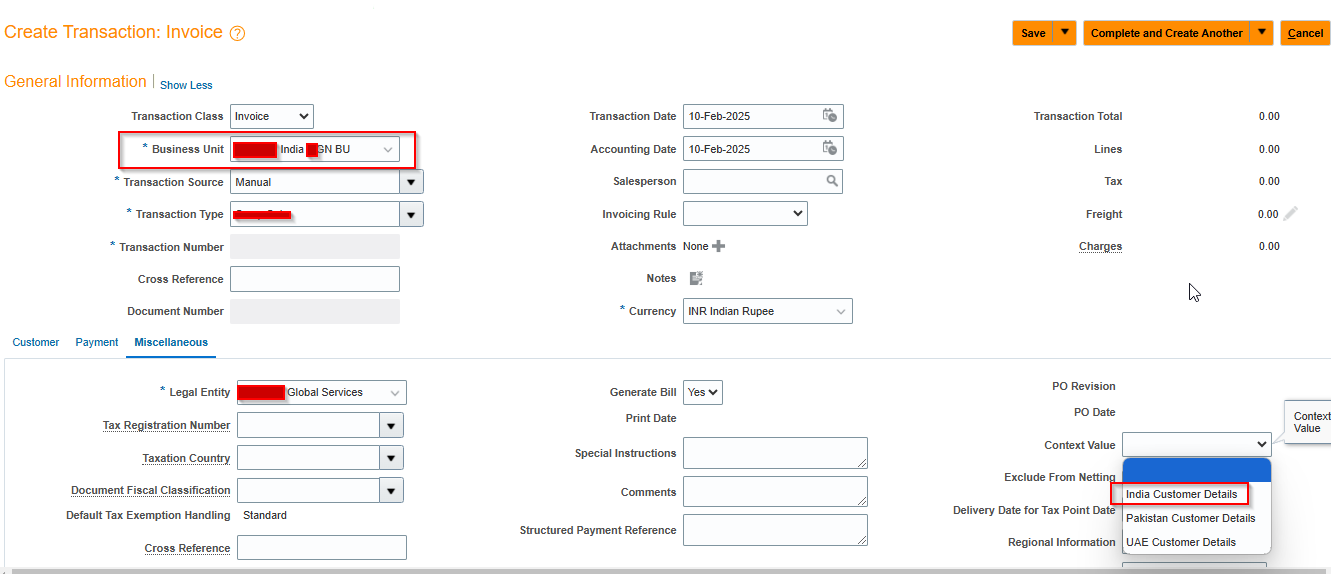 How To Control Dff Context Segment Values Based On Business Unit — Cloud Customer Connect