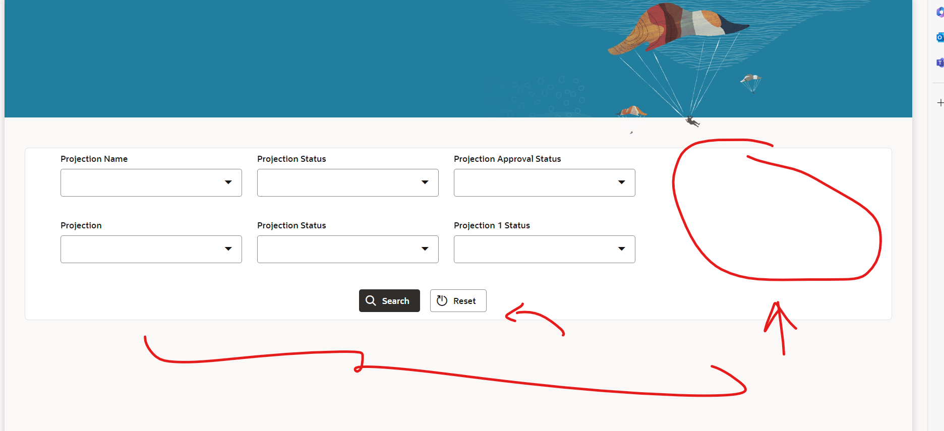 Form layout is not spanning across the space available in wider screen devices, buttons not ...