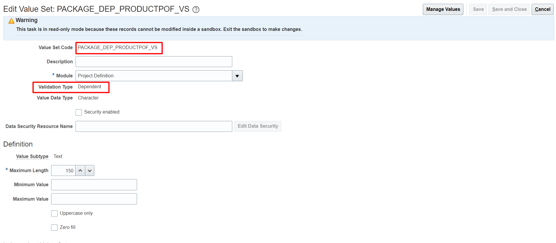 Is it possible to use a dependent DFF value set as a source in the ...
