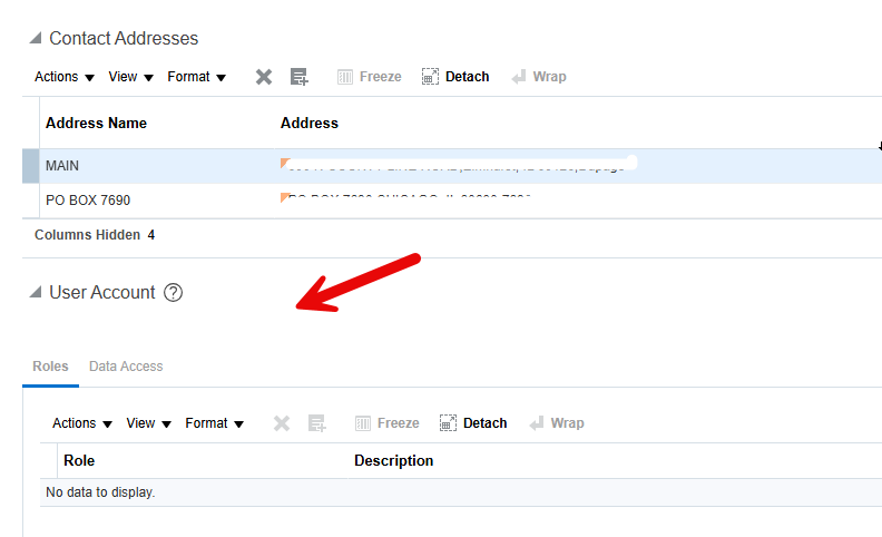 Supplier Contact Create User Account Is Not Visible — Cloud Customer Connect