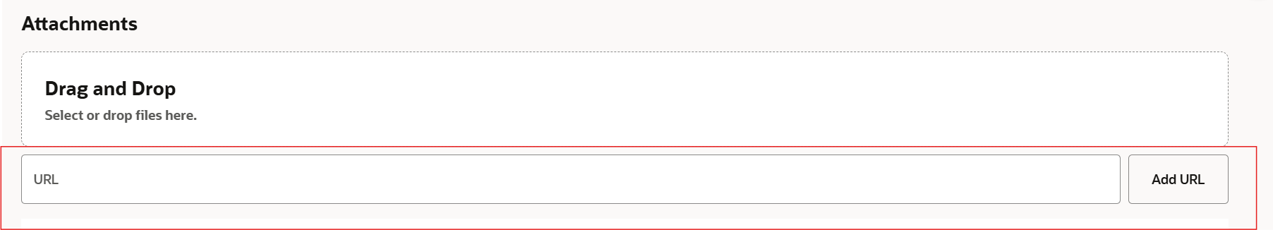 Redwood Can We Hide Url Section In Attachments Section In Performance Document — Cloud Customer