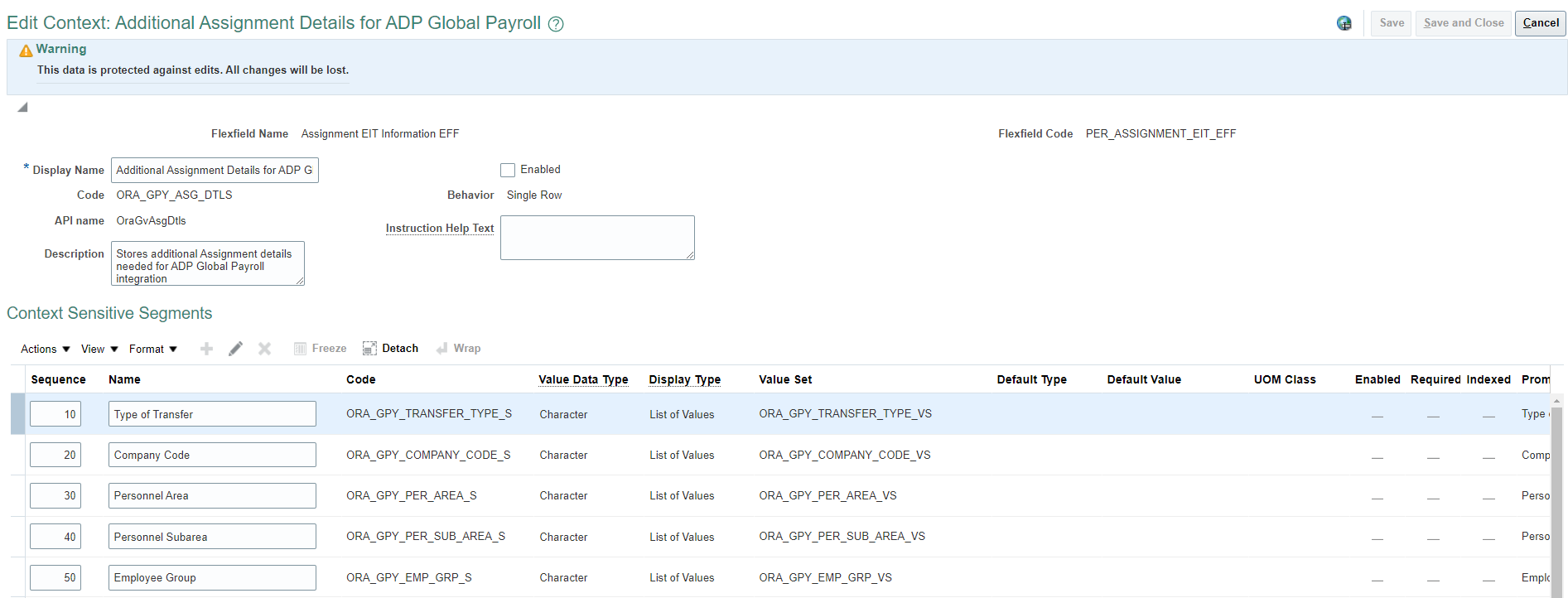 How to enable Additional Assignment Details for ADP Global Payroll ...