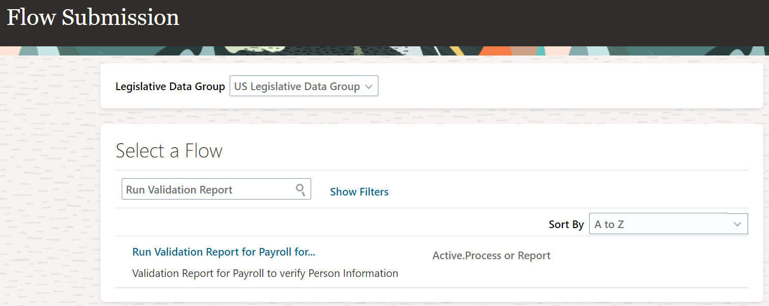 Validation Report for Payroll for the US — Cloud Customer Connect