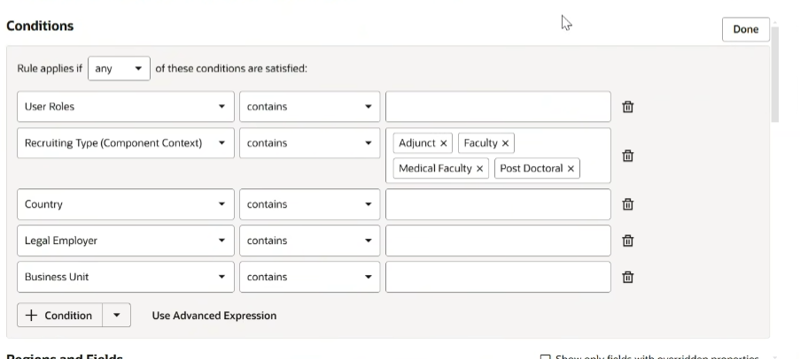 Issue With Business Rules On Create Requisition Page After 25a Update — Cloud Customer Connect