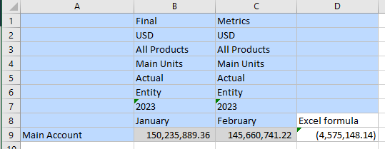 Smartview formula fill no longer working on EPM — Cloud Customer Connect