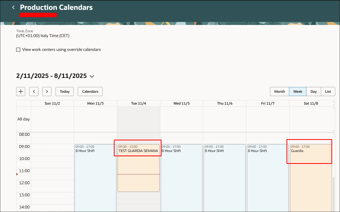 Manage Production Calendar Exceptions Calendar Tables — Cloud Customer ...