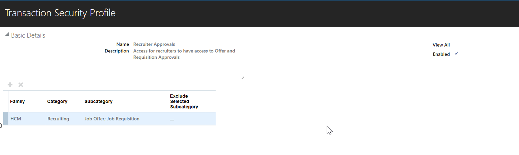 Recruiting Only Transaction Console Role Not Working As Designed In Doc Id 2709486 1 — Cloud