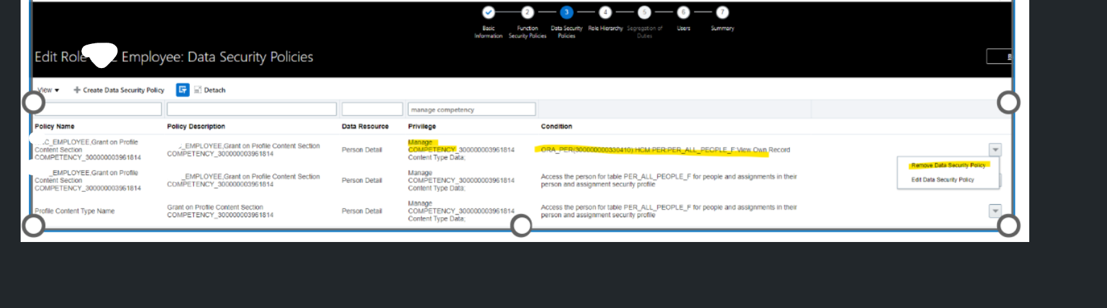 Remove access to add competencies — Cloud Customer Connect