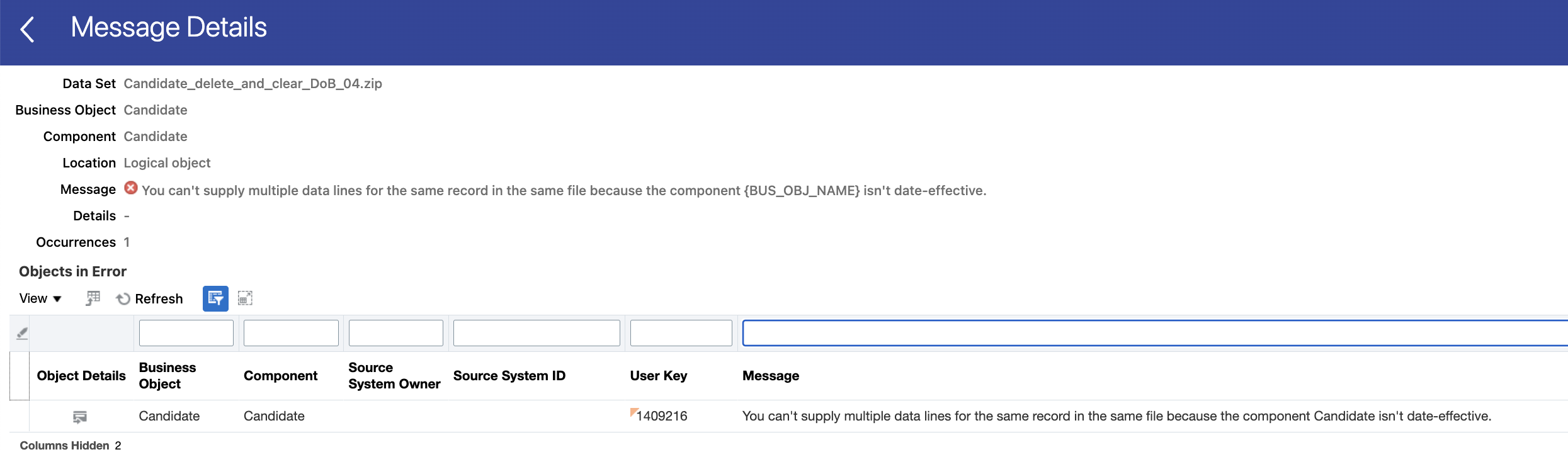 Is It Possible To Delete And Merge In A Single Candidate Hdl File — Cloud Customer Connect