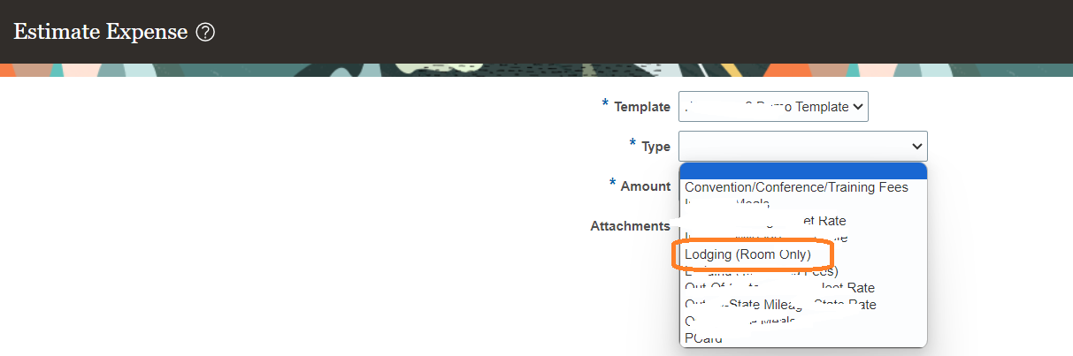how to remove a value from LOV(Expense item Type) in spend authorization via Personalization ...